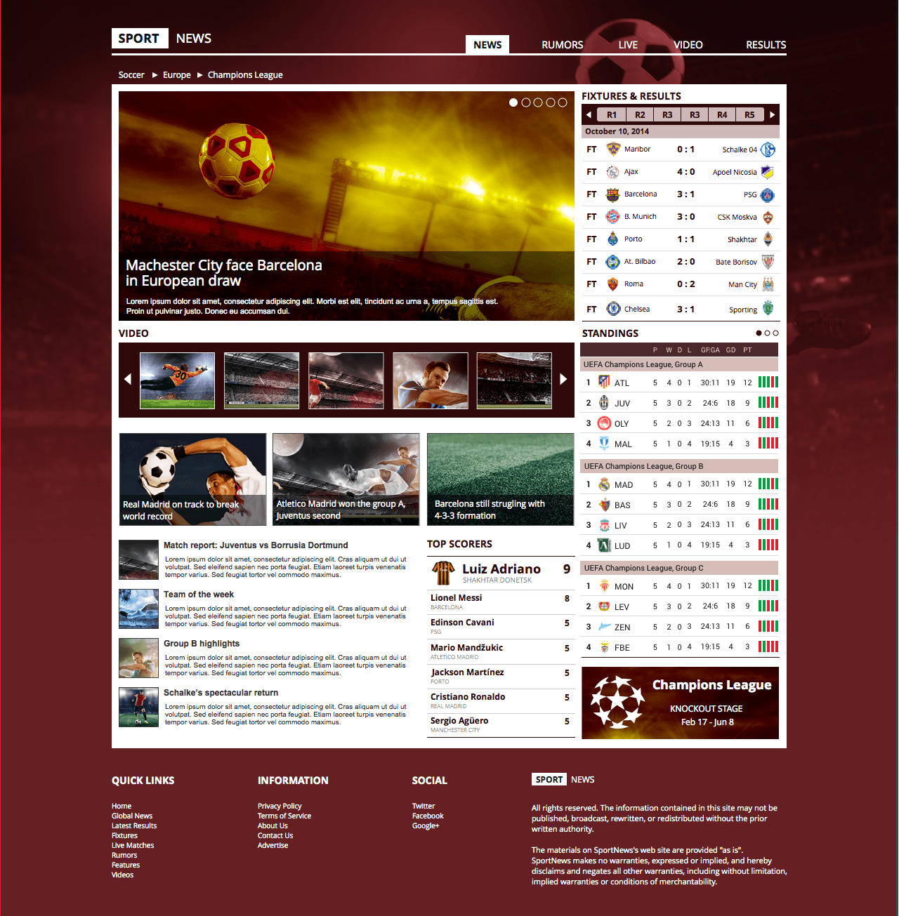 Betradar - Content Solutions