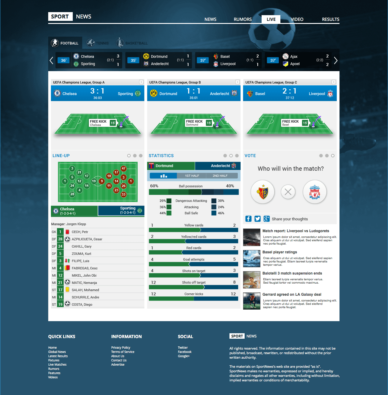 Betradar - Content Solutions